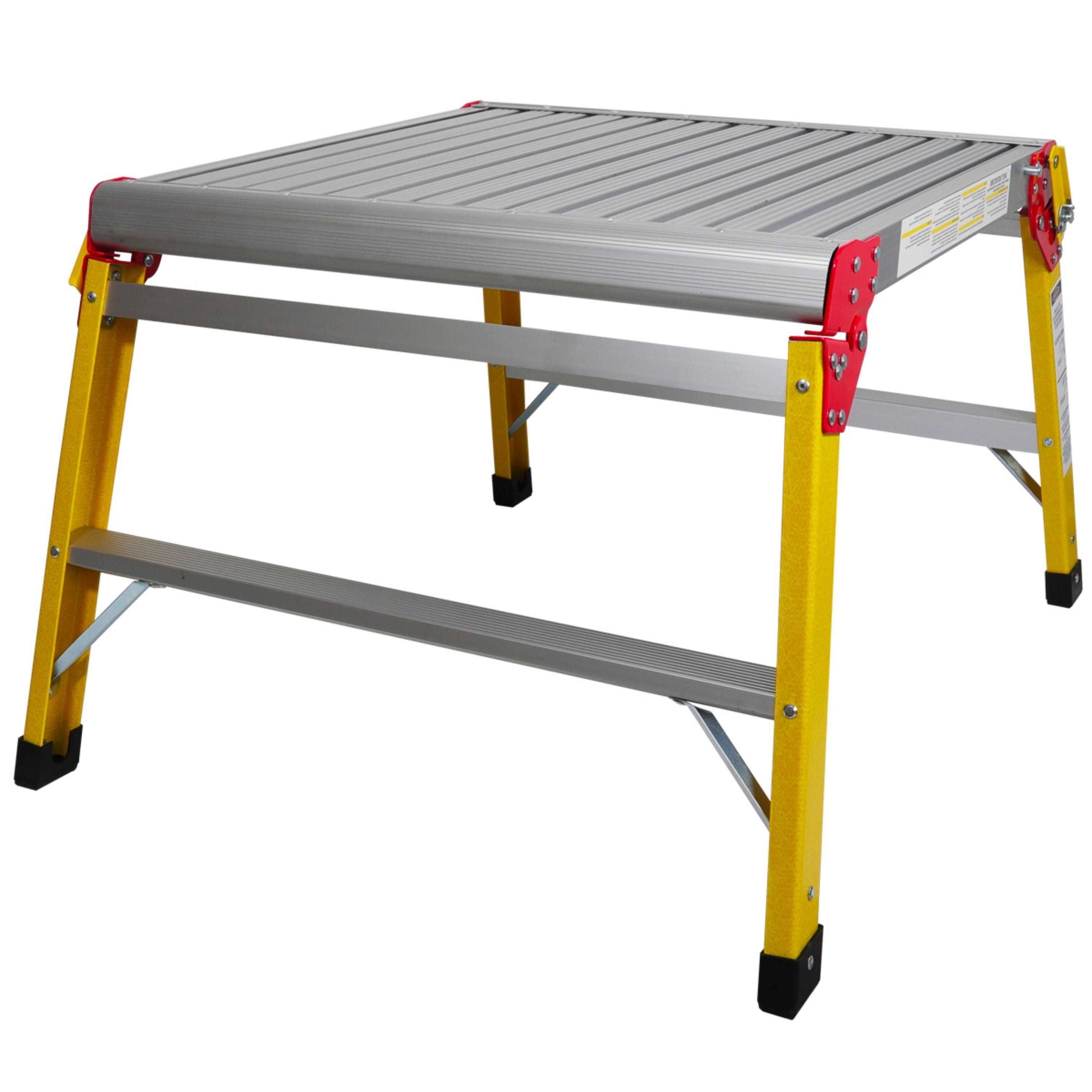 Excel Fibreglass Work Bench Platform Heavy Duty Folding Hop Up 600mm x ...